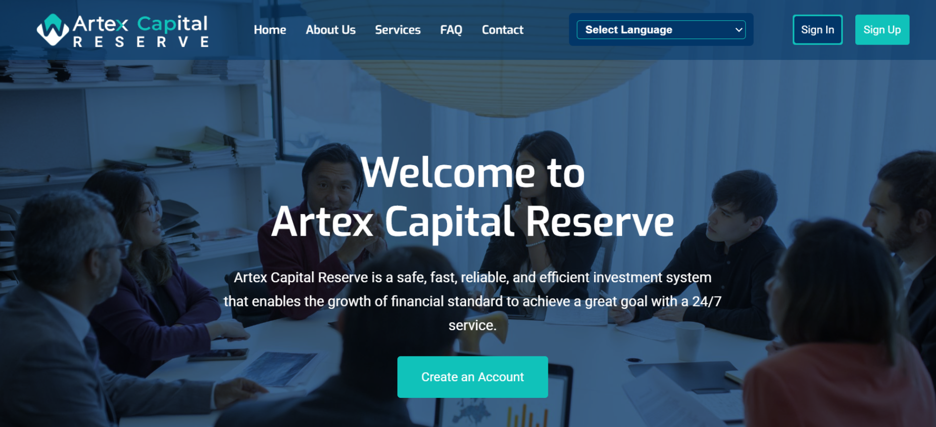 Artex Capital Reserve | Elevate Your Capital with Confidence